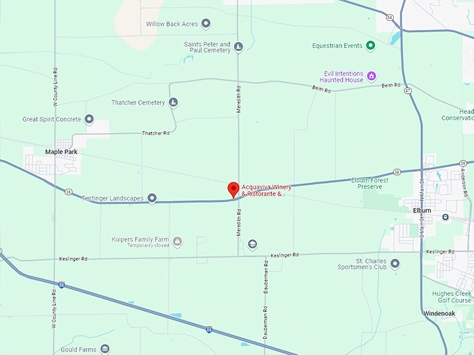 16 acquaviva winery & ristorante & wedding venue map