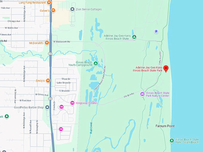 16. adeline jay geo karis illinois beach state park map