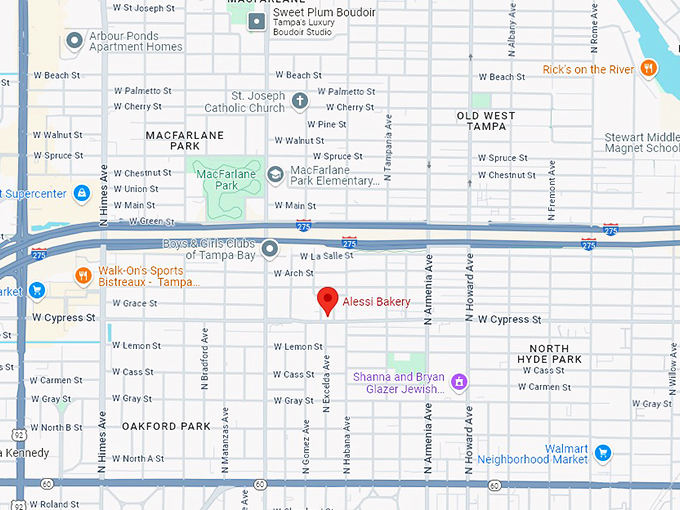 16 alessi bakery map