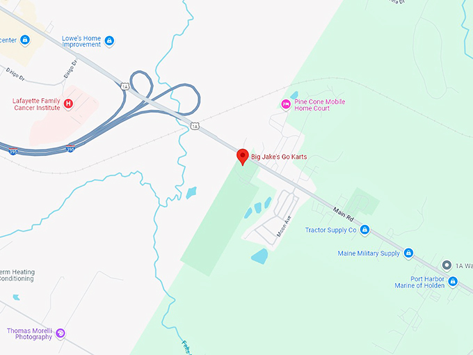 16 big jake's go karts map