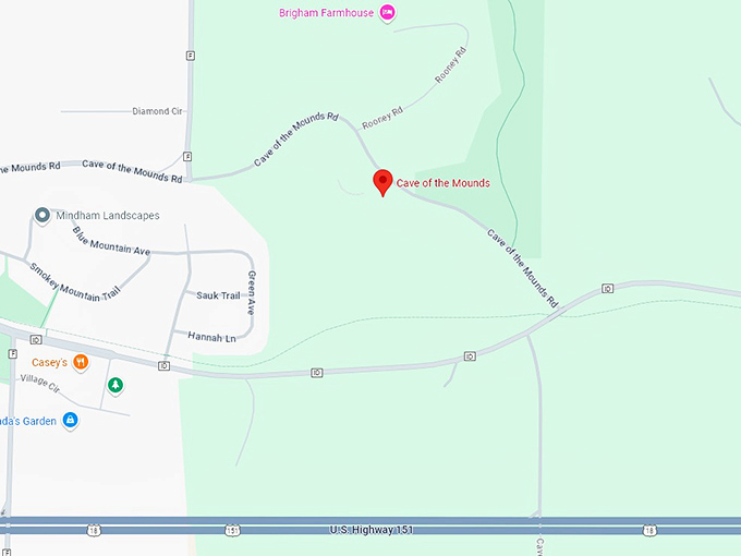 16 cave of the mounds map