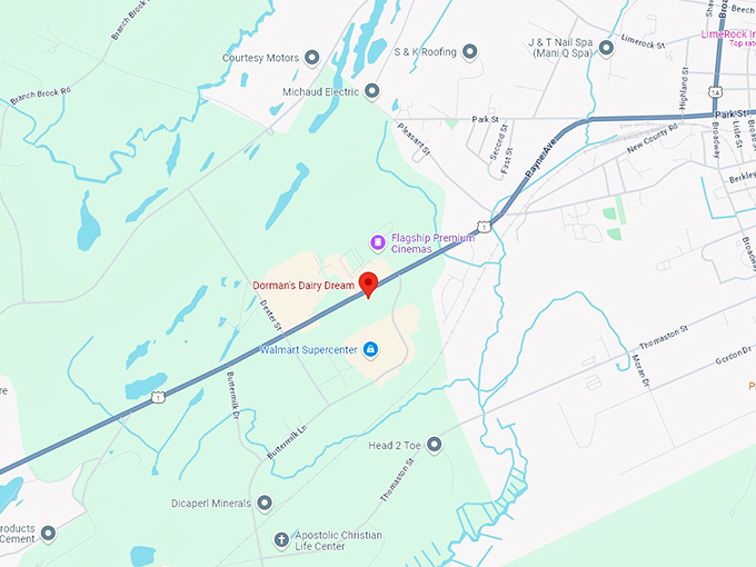 16 dorman's dairy dream inc map