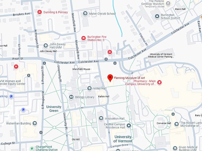 16 fleming museum of art map