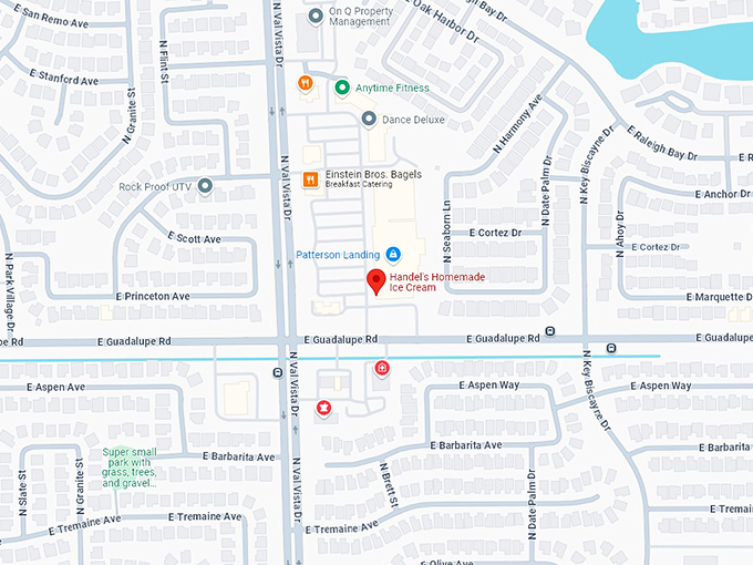 16 handel's homemade ice cream map