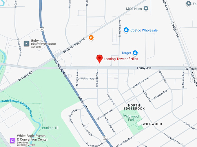 16 leaning tower of niles map