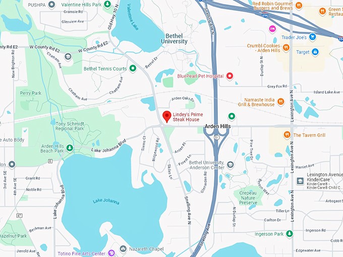 16 lindey's prime steak house map