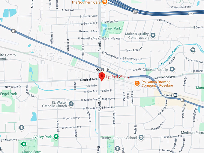 16 lynfred winery map