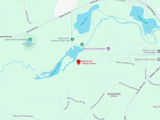 16 mayowood historic home map