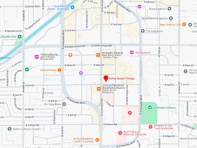 16 rehab burger therapy map