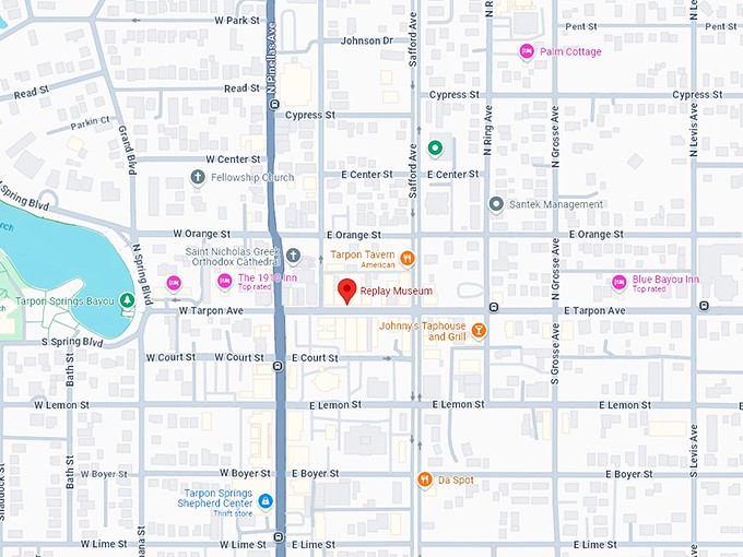 16. replay museum map