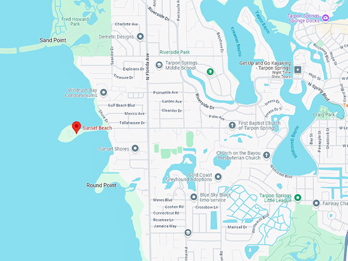 16. sunset beach park map