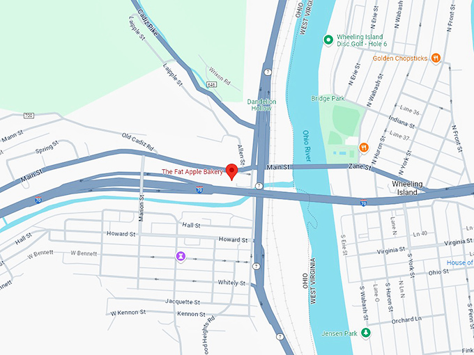 16 the fat apple bakery map