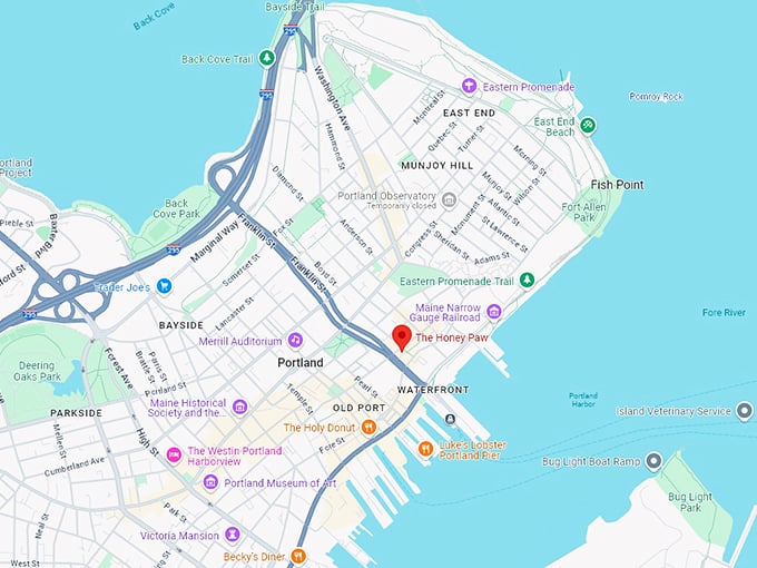 16 the honey paw map