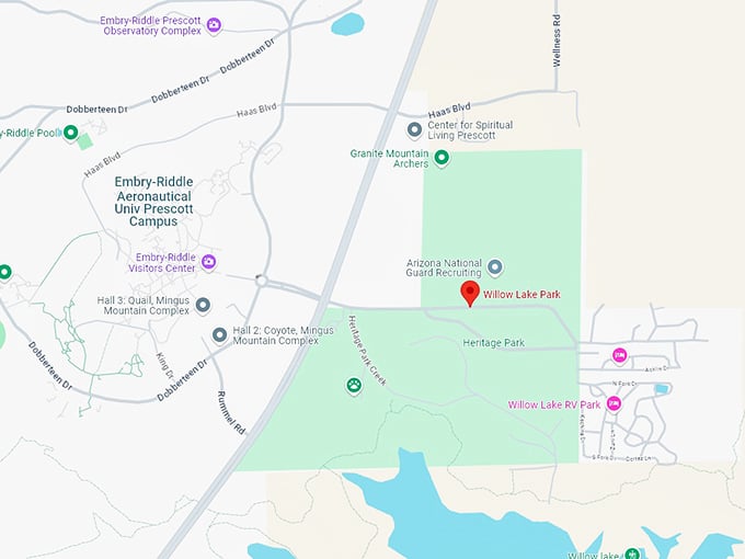 16 willow lake park map