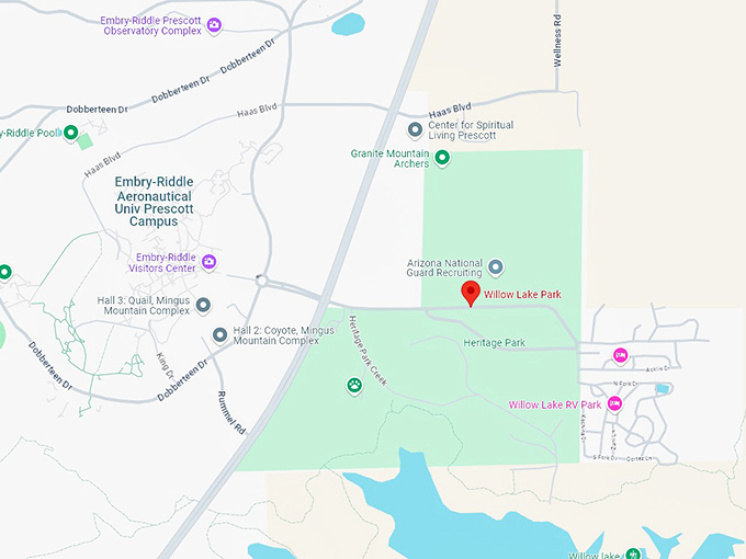 16 willow lake park map