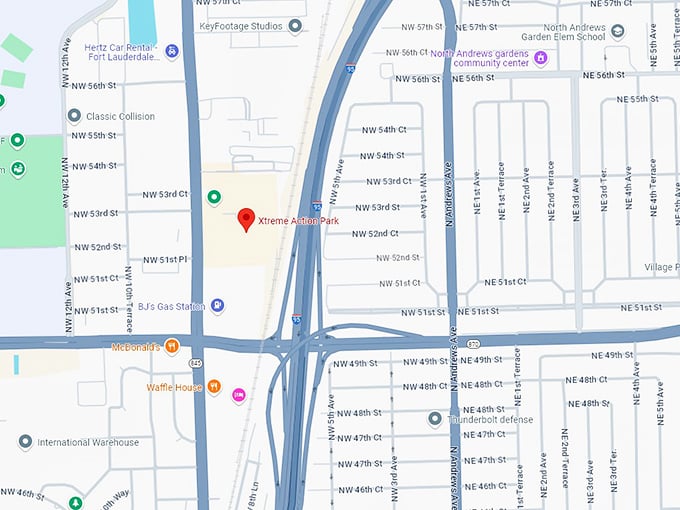 16. xtreme action park map