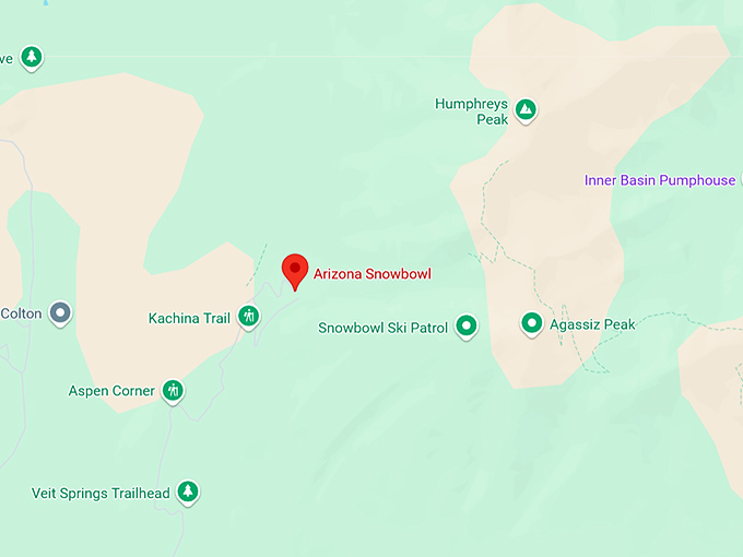 16. arizona snowbowl map