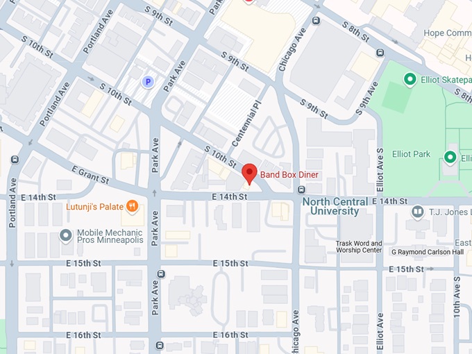 16. band box diner map