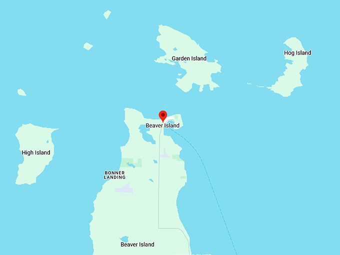 16. beaver island map