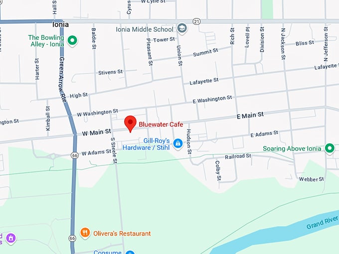 16. bluewater cafe map
