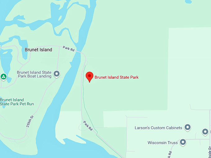 16. brunet island state park map