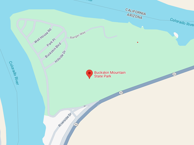 16. buckskin mountain state park map