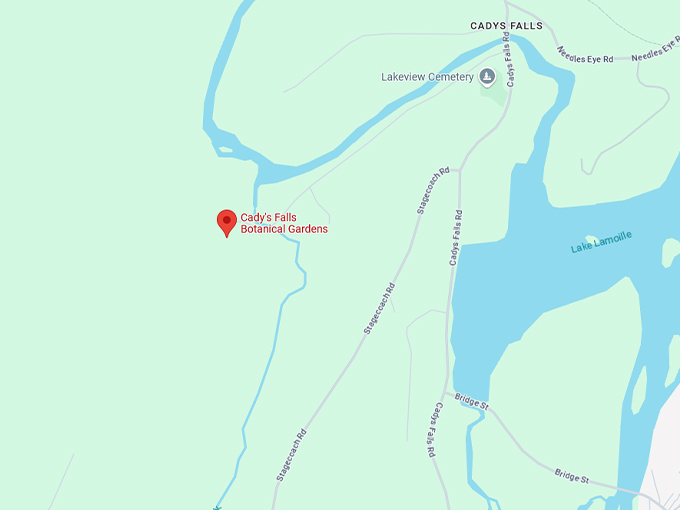 16. cady's falls botanical gardens map