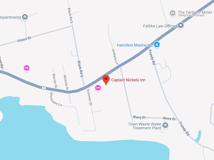16. captain nickels inn map