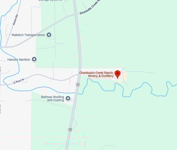 16. chankaska creek ranch, winery, & distillery map