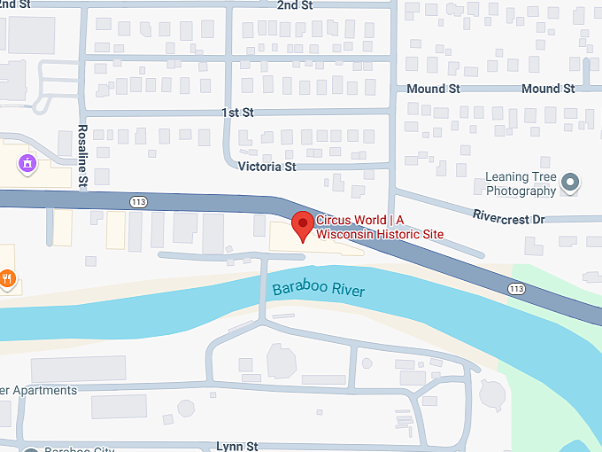 16. circus world a wisconsin historic site map