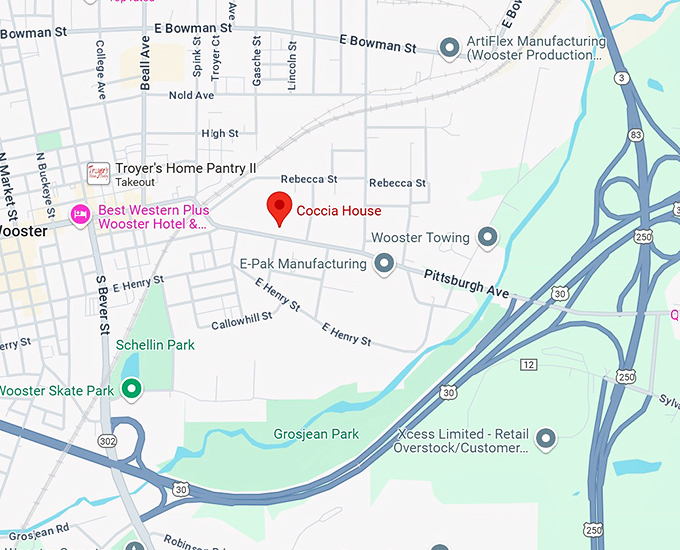 16. coccia house map