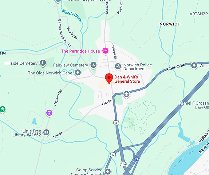 16. dan & whit's general store map