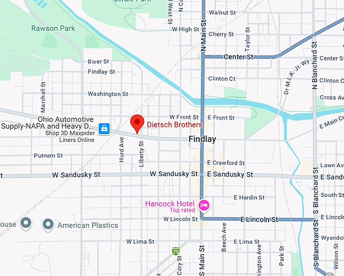 16. dietsch brothers (400 w main cross st) map
