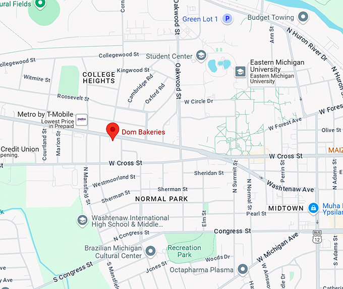 16. dom bakeries map