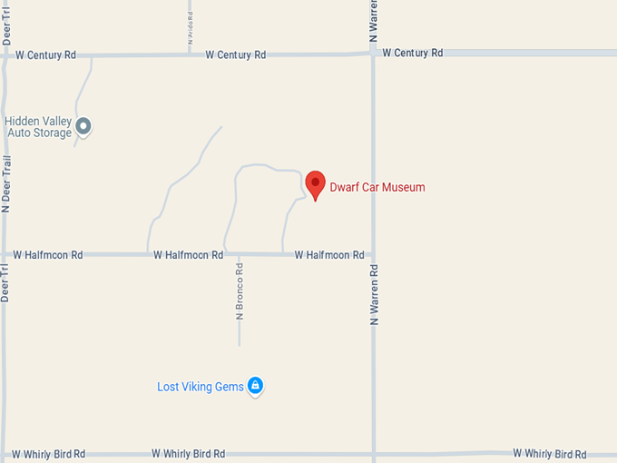 16. dwarf car museum map