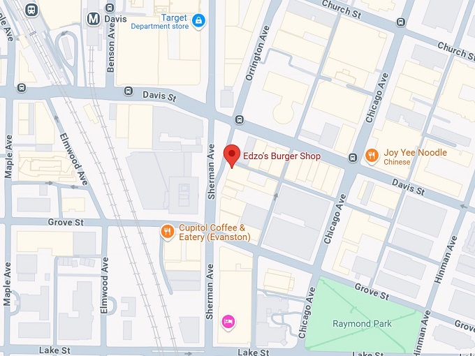 16. edzo's burger shop map