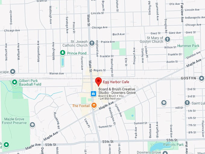 16. egg harbor cafe map