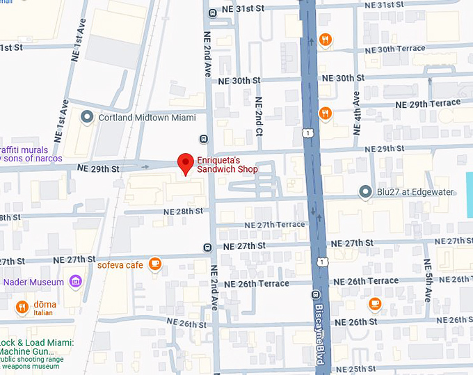 16. enriqueta's sandwich shop map