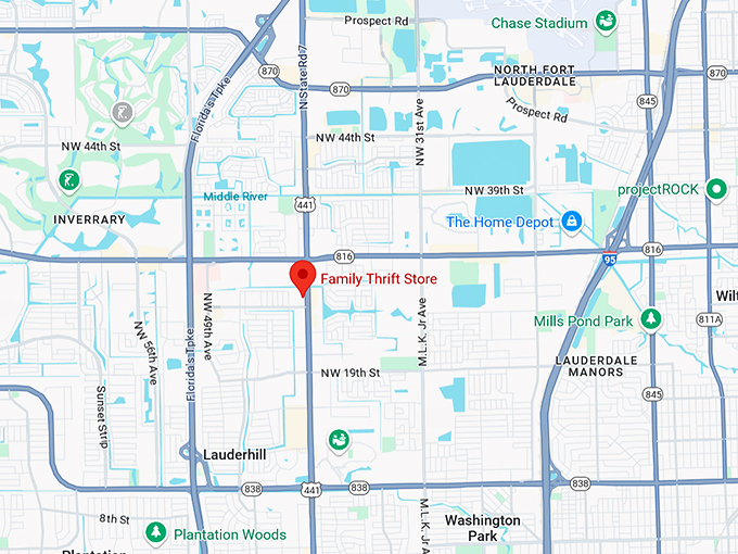 16. family thrift store map