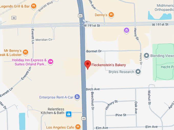 16. fleckenstein's bakery map