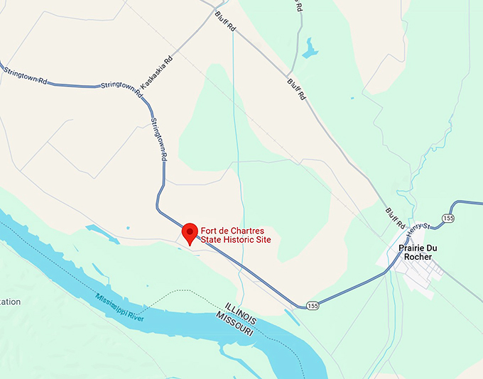16. fort de chartres state historic site map