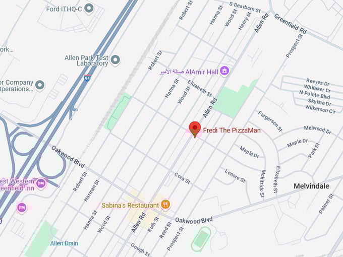 16. fredi the pizzaman map