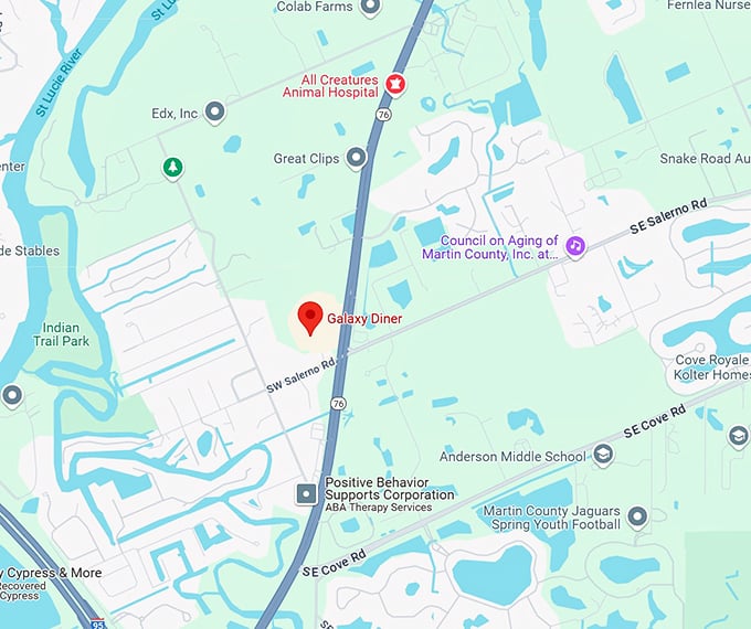 16. galaxy diner map