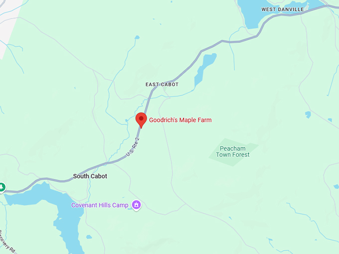 16. goodrich's maple farm map