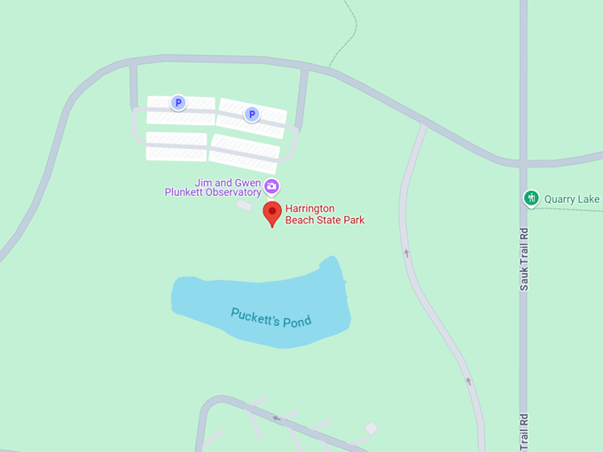 16. harrington beach state park map