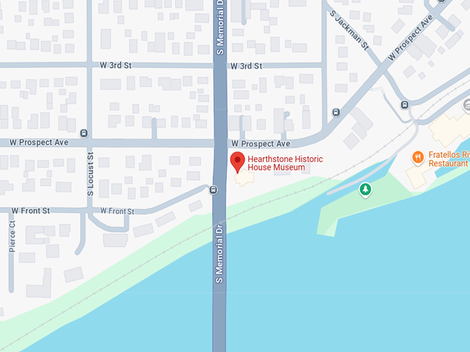 16. hearthstone historic house museum map