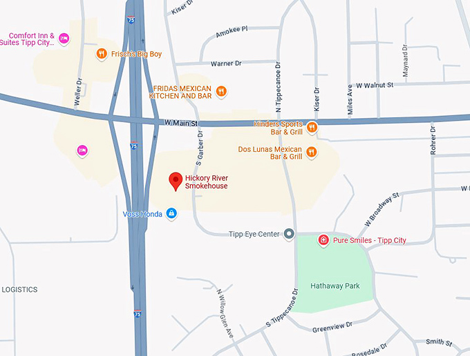 16. hickory river smokehouse map