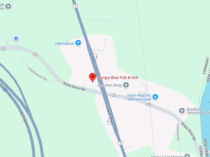 16. hungry bear pub & grill map