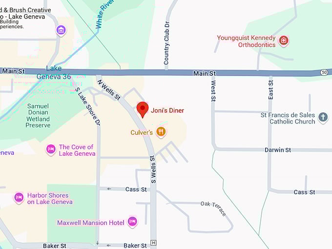 16. joni's diner map