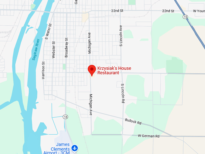 16. krzysiak's house restaurant map